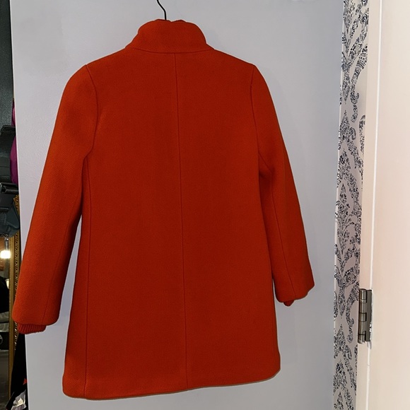 J. Crew | Jackets & Coats | J Crew Nwt Lodge Coat In Fiery Red Sz P ...